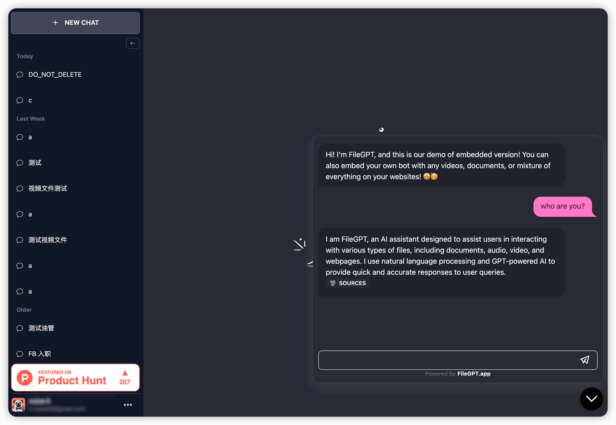 FileGPT - The Most Powerful GPT-AI for your custom knowledge base